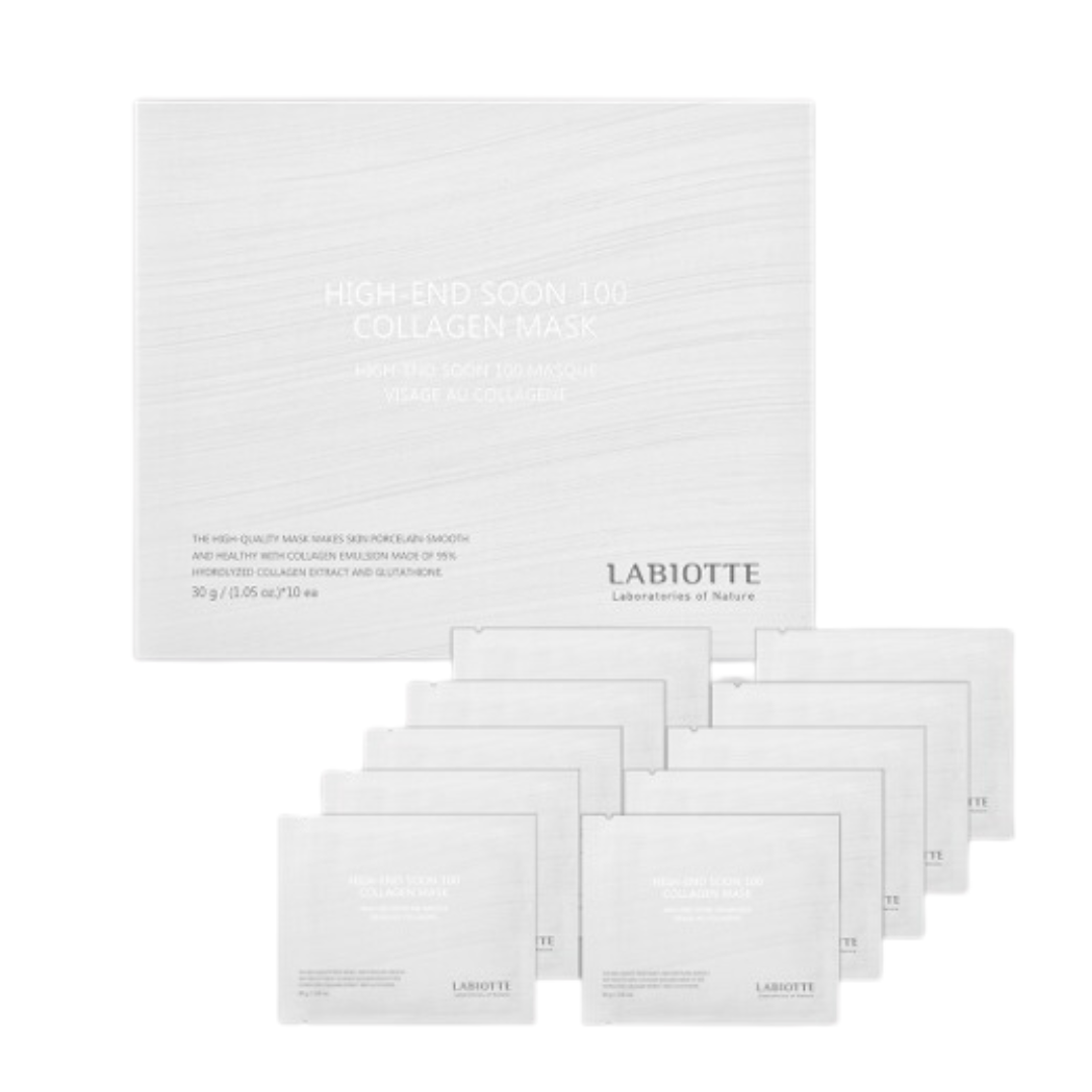 LABIOTTE HIGH-END SOON 100 COLLAGEN MASK SET/ハイエンドスーン100コラーゲンマスクセット | 『ONEMAKE』韓国コスメ 日本最大級の品揃え